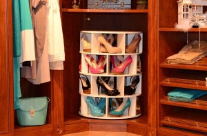 Lazy Susan Shoe Rack