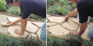 DIY Flagstone Path Tutorial | Home Design, Garden & Architecture Blog ...