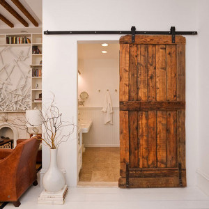 Recycle An Old Barn Door Into A Beautiful Sliding Door | Home Design ...