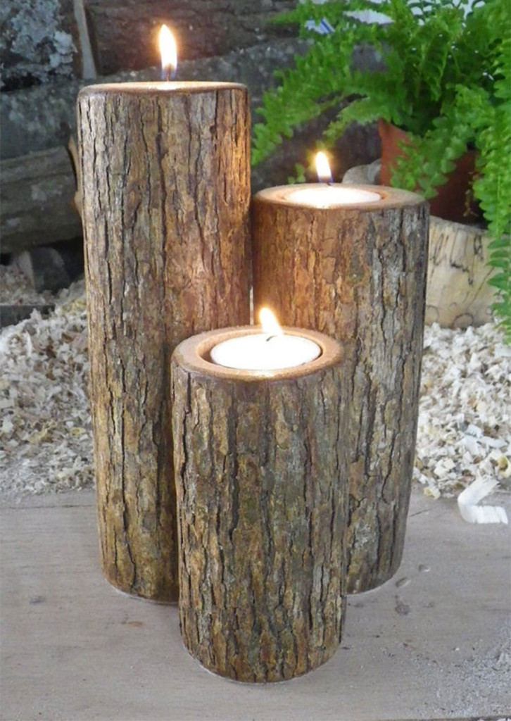 30+ DIY Rustic Decor Ideas using Logs | Home Design, Garden ...