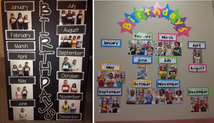 A lovely display to celebrate children’s birthdays | Home Design ...