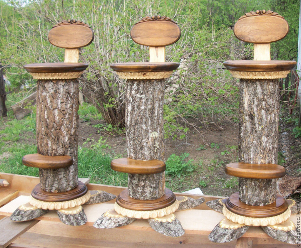 Turn Tree Stumps And Logs Into Unique Chairs/Stools | Home Design ...