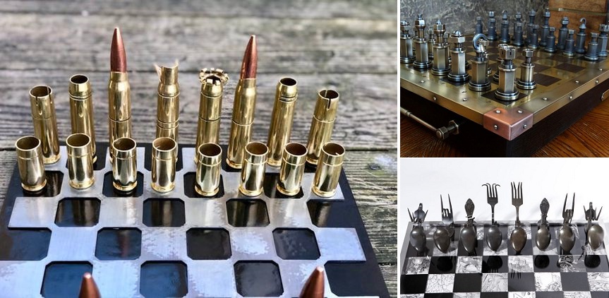 Chess Sets made from Recycled Materials: These Chess Sets are so Cool ...