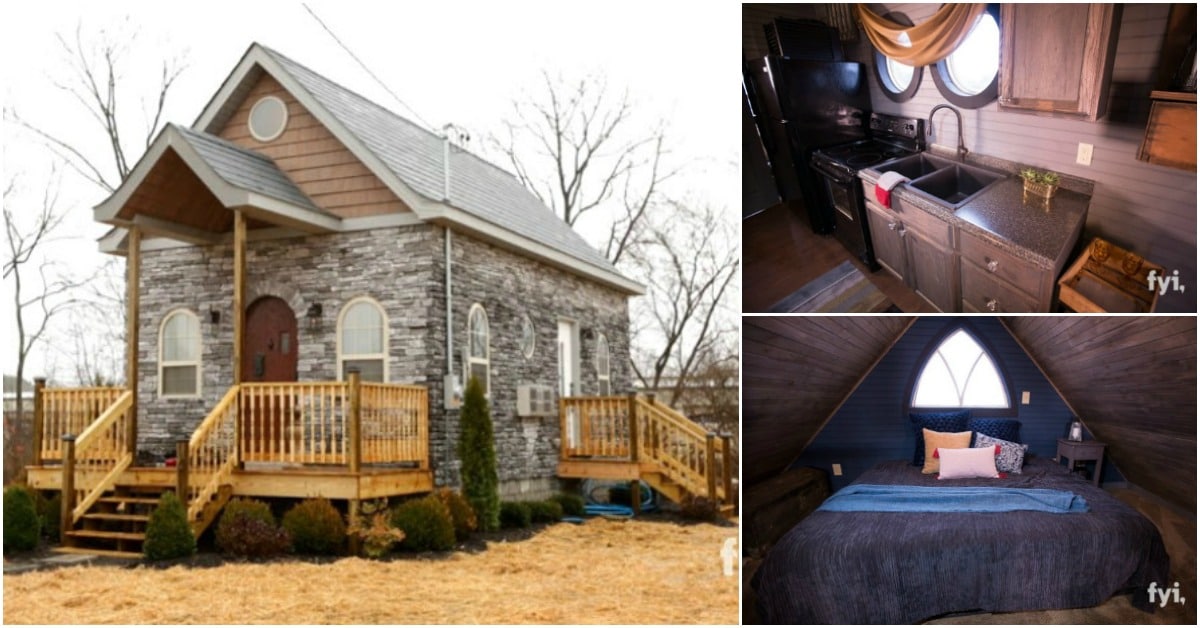 480 SF Tiny Gothic Castle | Home Design, Garden & Architecture Blog ...