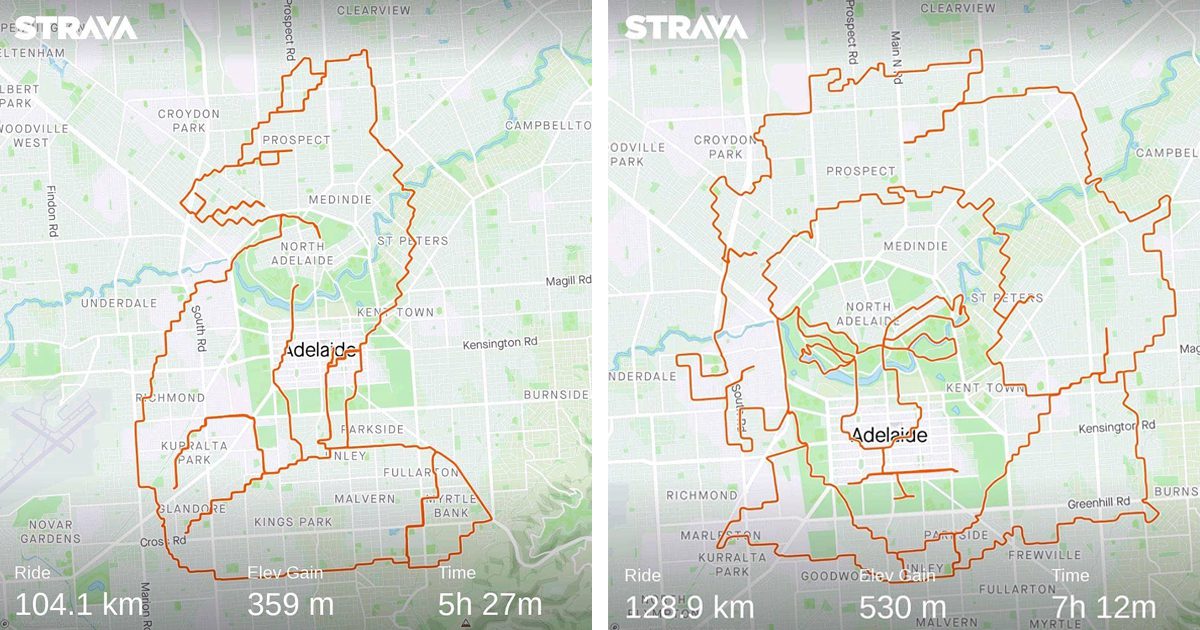 Cyclist Bikes Hundreds of Miles to Sketch Elaborate Drawings Using GPS ...