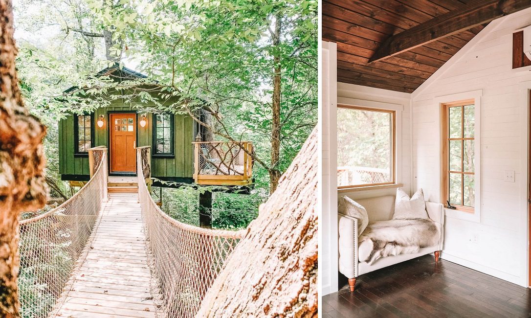 Amazing Treehouse in Asheville Combines Simple Living with Luxury ...