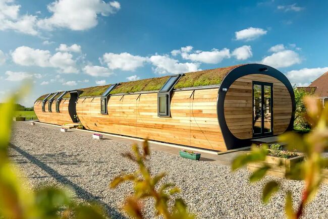 Beautiful Swiss-Roll-Style Cabin in Canterbury Called Bumble Barn is ...