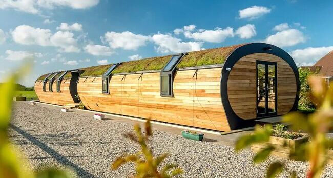 Beautiful Swiss-Roll-Style Cabin in Canterbury Called Bumble Barn is ...