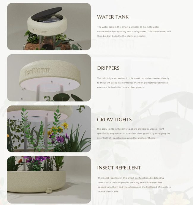 Smart Gardening Pot Concept Makes Growing Plants Indoors Less Stressful ...